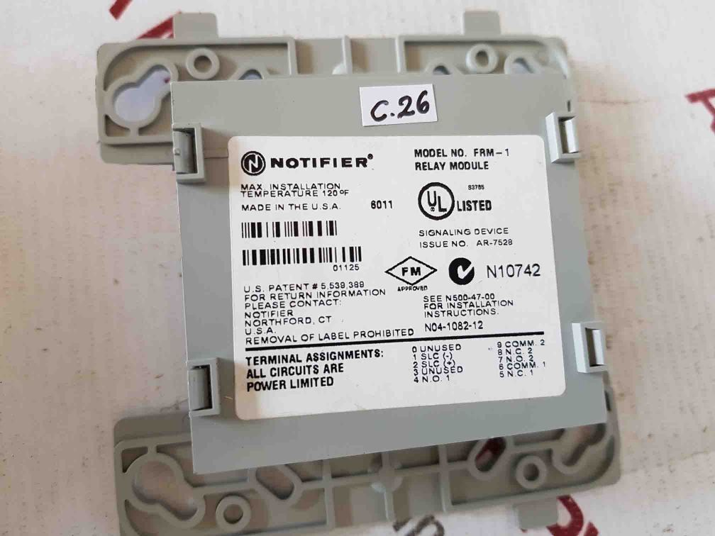 Notifier Frm-1 Relay Module Free Shipping By Express – Aeliya Marine Tech