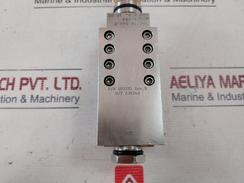Oceaneering 100276 Shear Seal Valve Rev. B – Aeliya Marine Tech