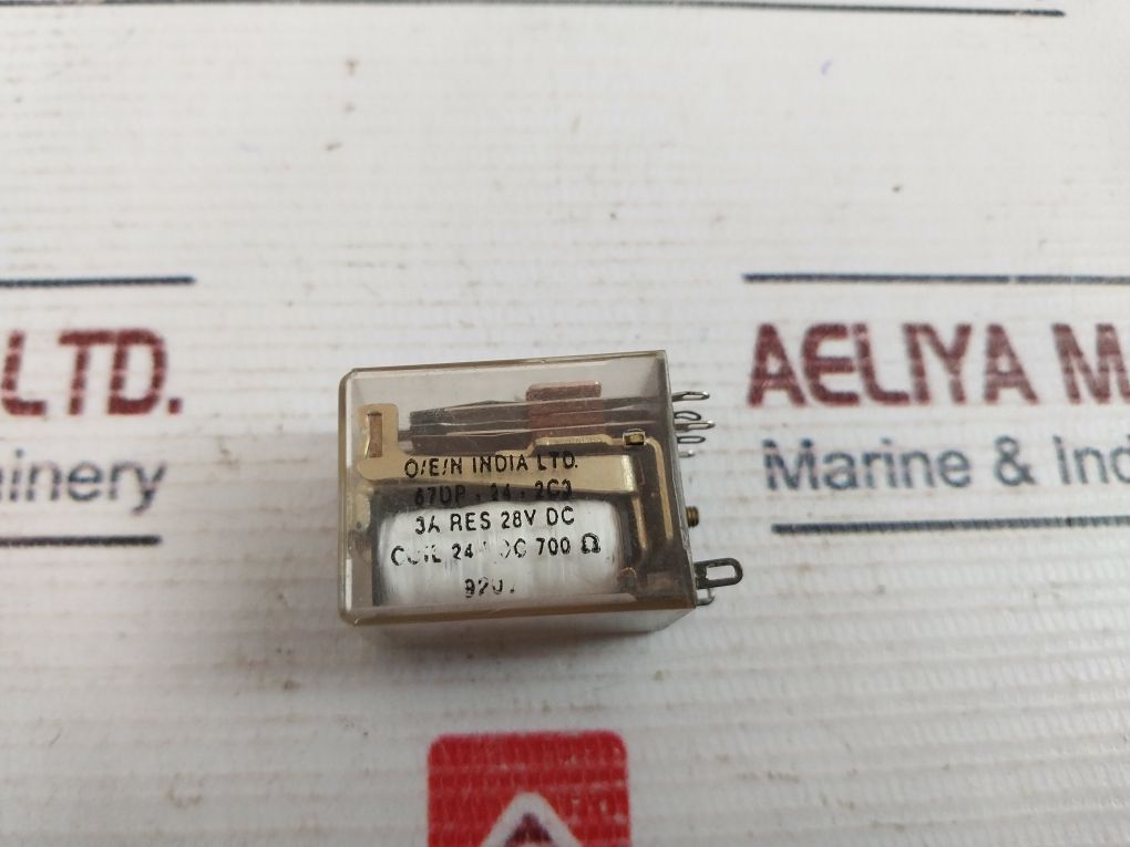 Oen 67Dp-24-2C3 Relay Coil 24 Vdc – Aeliya Marine Tech