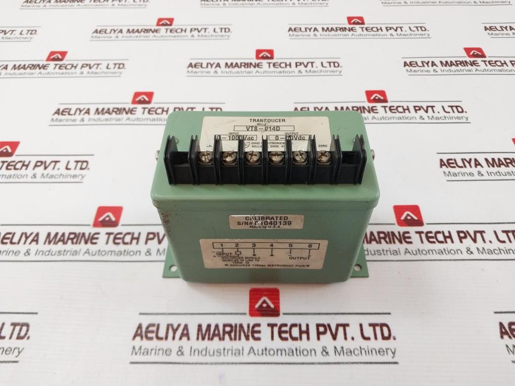Ohio Vt8-014D Transducer 0 – 1000Vac – Aeliya Marine Tech®