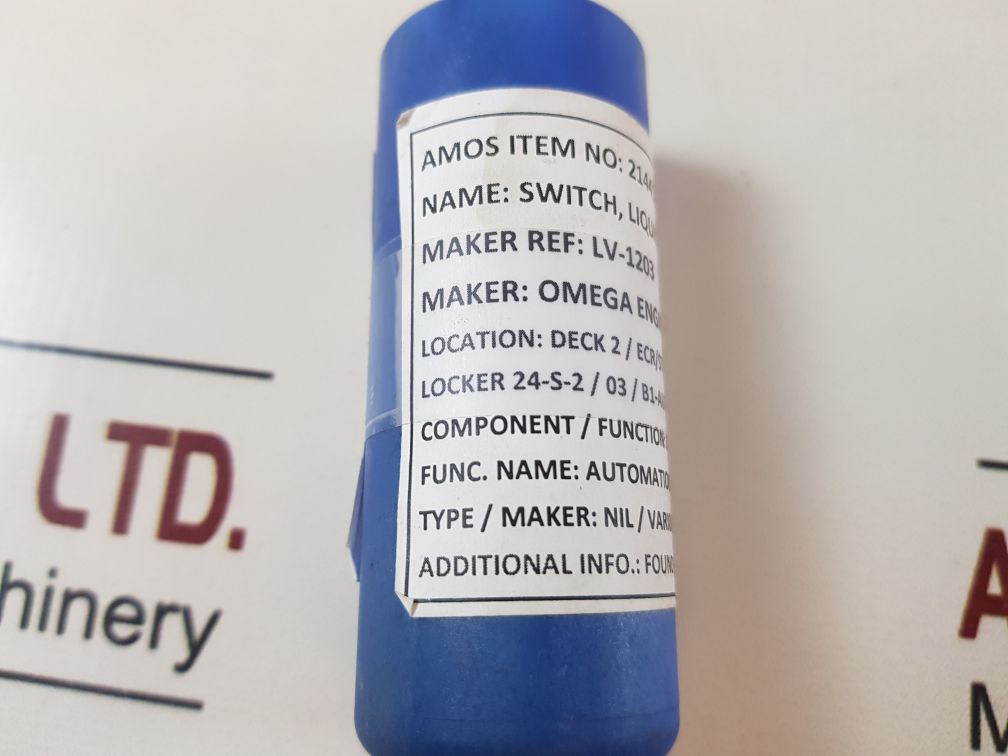 Omega Lv-1203 Liquid Level Switch Spdt. 15 Amp, 1/2 Hp @ 125 – Aeliya ...