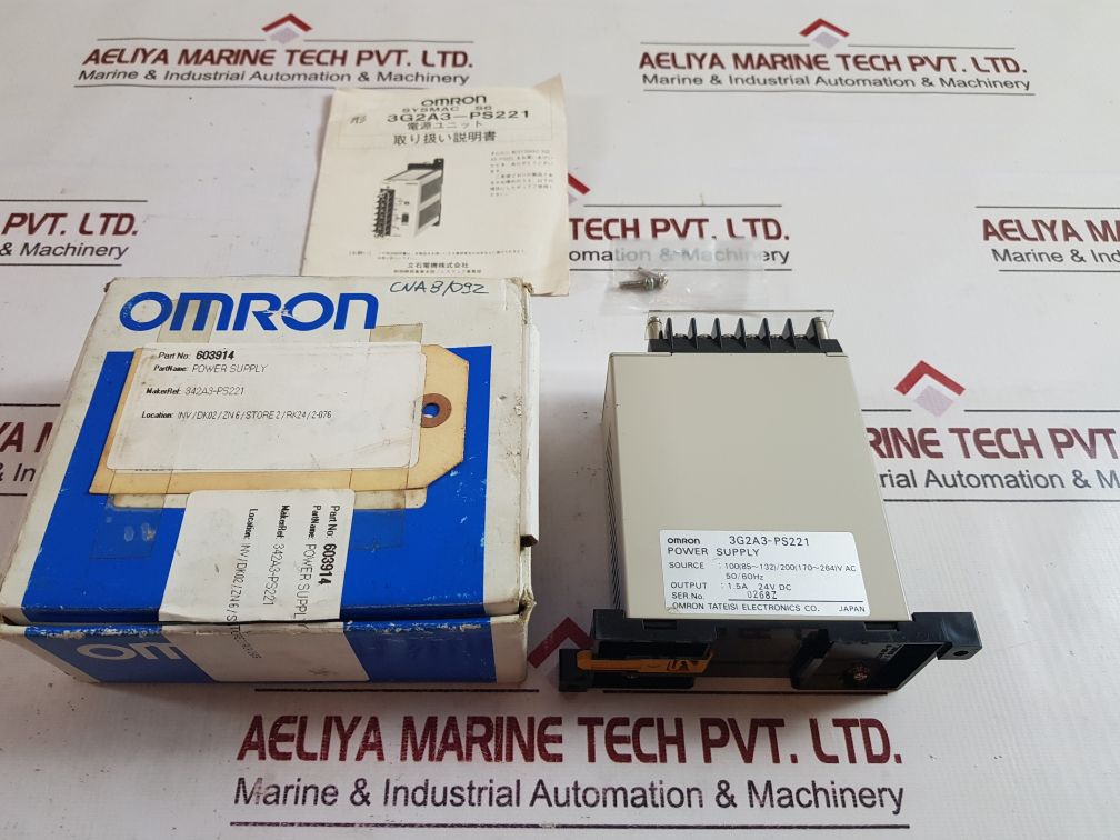 Omron 3g2a3-ps221 power supply – Aeliya Marine Tech®