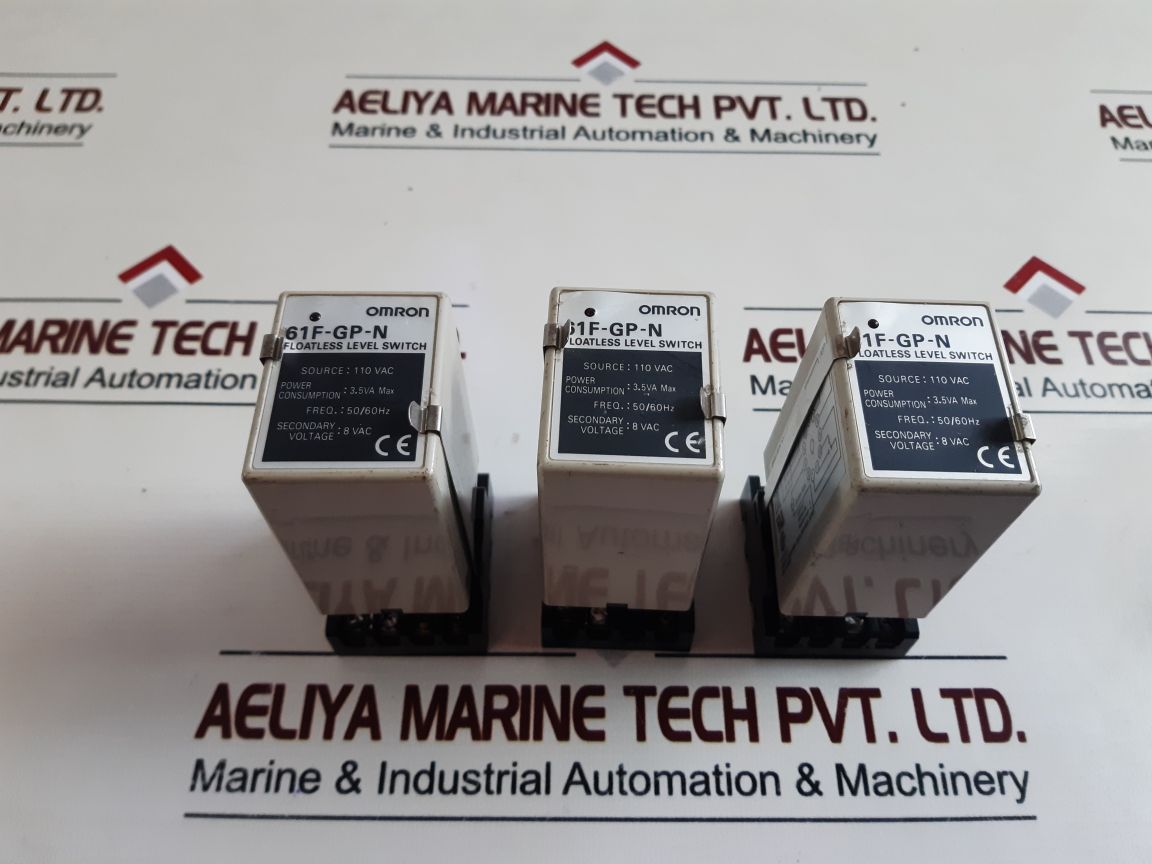 Omron 61F-gp-n Floatless Level Switch Pfc-n8 110 Vac – Aeliya Marine Tech®
