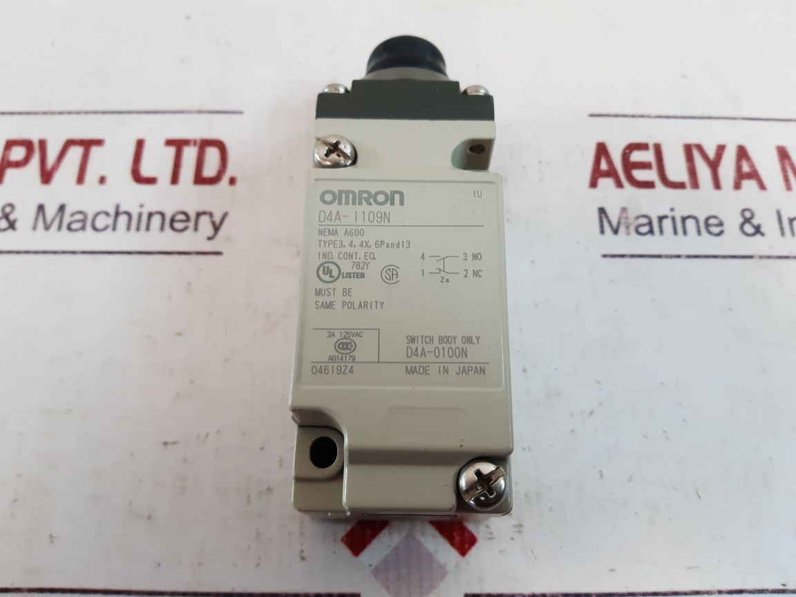 Omron D4A-1109N Limit Switch – Aeliya Marine Tech®