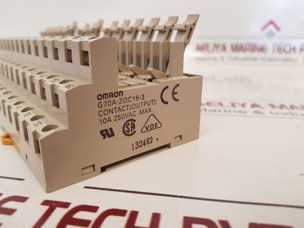Omron g70a-zoc16-3 relay terminal socket dc24v – Aeliya Marine Tech