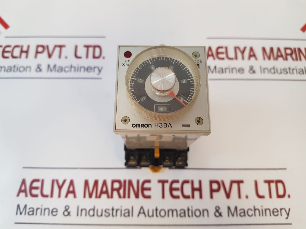 Omron H3Ba Timer 0-10 Sec 24 Vdc With Socket – Aeliya Marine Tech