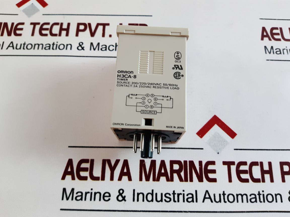 Omron H3Ca-8 Timer 200/220/240Vac – Aeliya Marine Tech