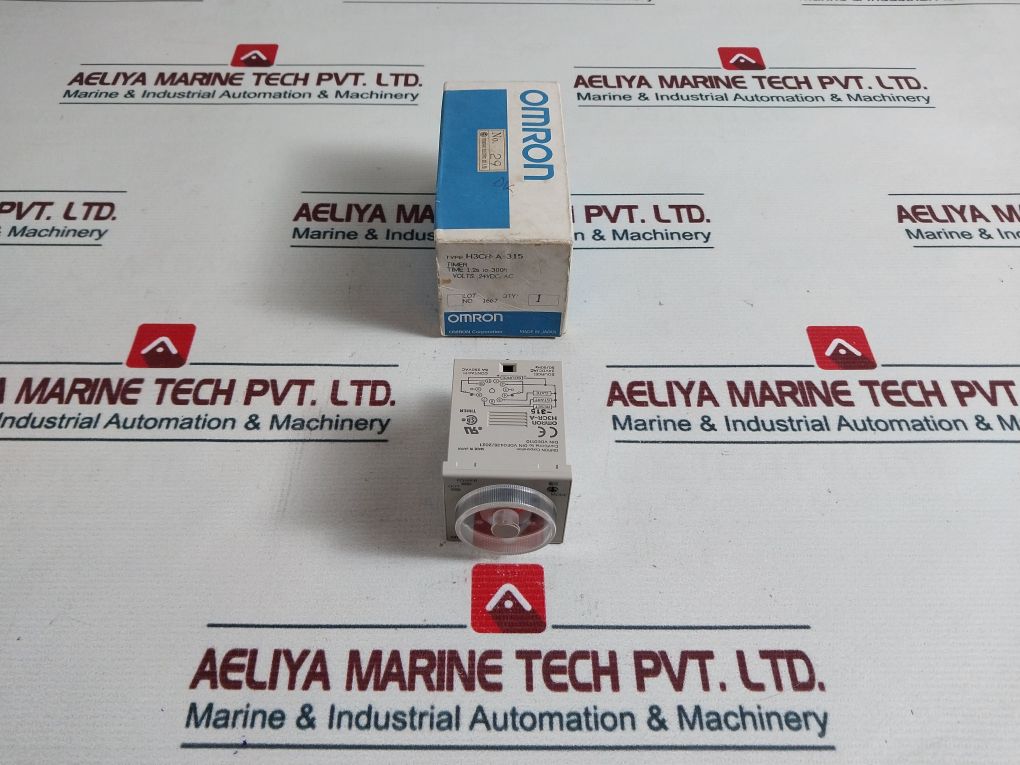 Omron H3Cr-a-315 Timer 0-12 Min 24Vdc/Ac – Aeliya Marine Tech