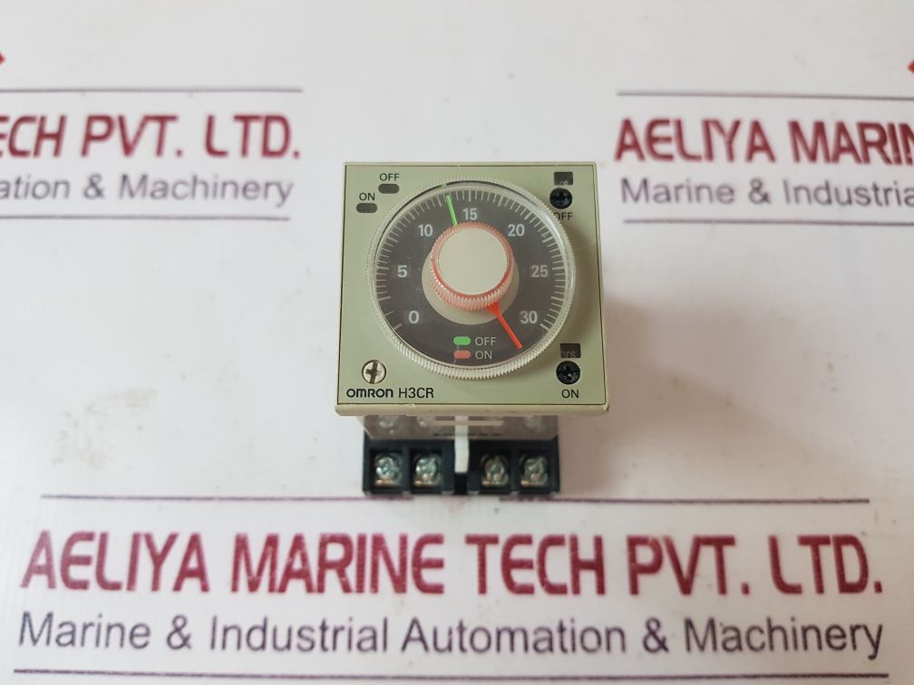 Omron H3Cr-f8 Timer 0 To 30 Hrs With Socket Base – Aeliya Marine Tech®