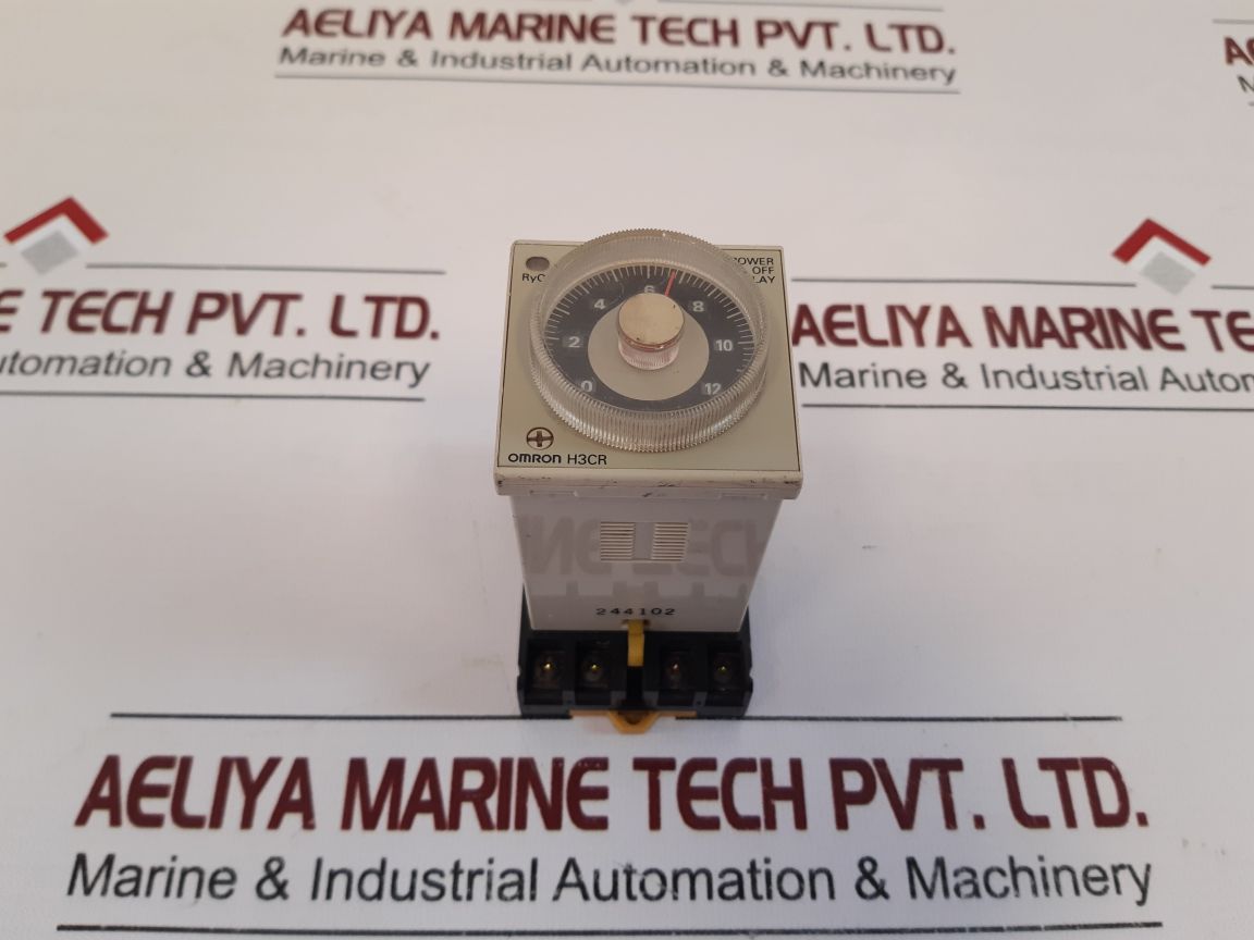 Omron H3Cr-h8L Power Off Delay Timer With Base – Aeliya Marine Tech