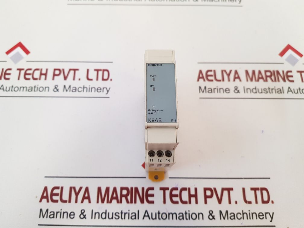 Omron K8Ab-ph1 3-phase Sequence Loss Relay 250Vac/30Vdc – Aeliya Marine ...