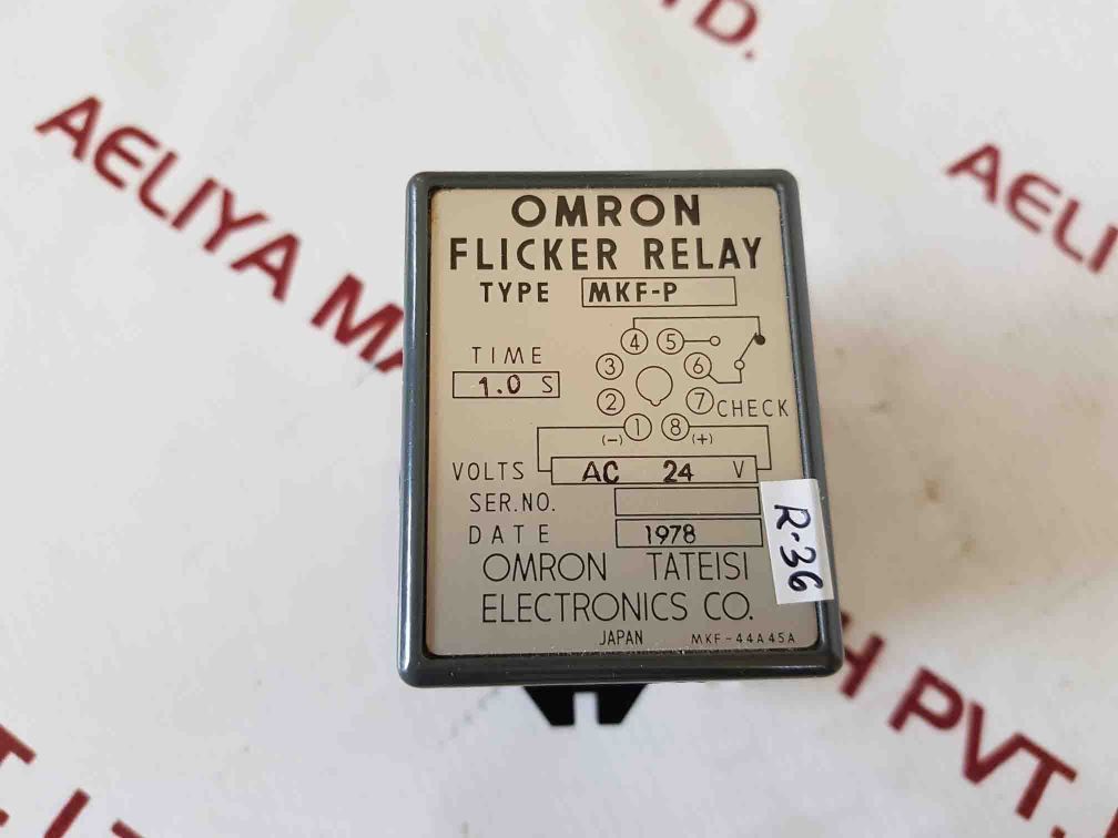 Omron Mkf-p Flicker Relay Ac 24V – Aeliya Marine Tech