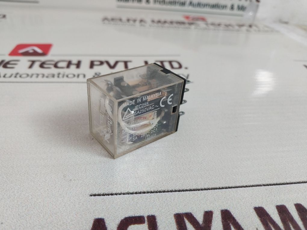 Omron My3 Cube Relay With Socket Base Pyf11A 5A 250Vac – Aeliya Marine Tech