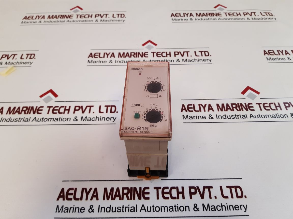 Omron Sao-r1N Current Sensor With Base 4 To 10 X 1A – Aeliya Marine Tech