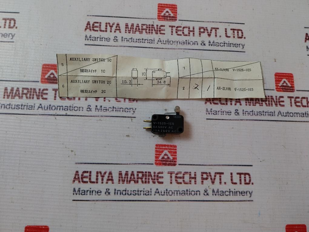 Omron V-1525-1E5 Roller Lever Micro Switch Kit – Aeliya Marine Tech