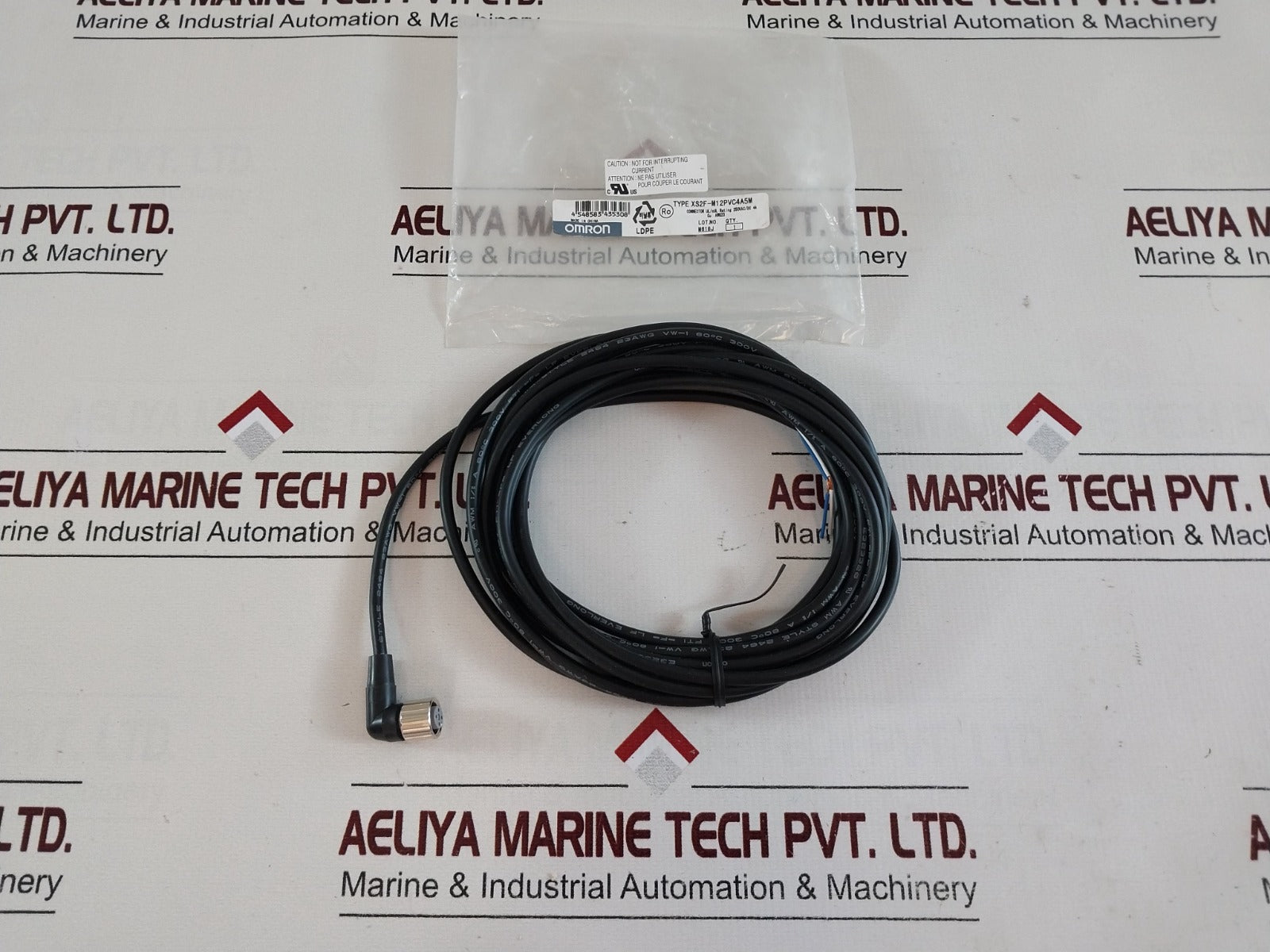 Omron Xs2F-m12Pvc4A5M Unilateral Socket Connector Cable – Aeliya Marine ...