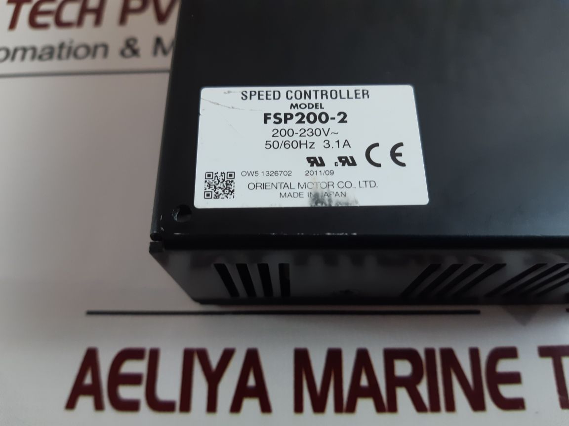 Oriental Motor Fsp200-2 Speed Controller – Aeliya Marine Tech