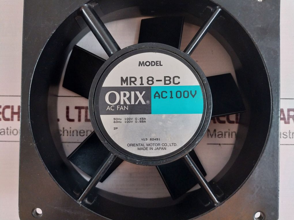 Oriental Motor Mr18-bc Orix Ac Fan Ac 100V – Aeliya Marine Tech