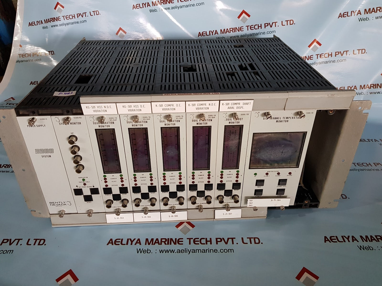bently nevada 3300 series monitoring system – Aeliya Marine Tech®