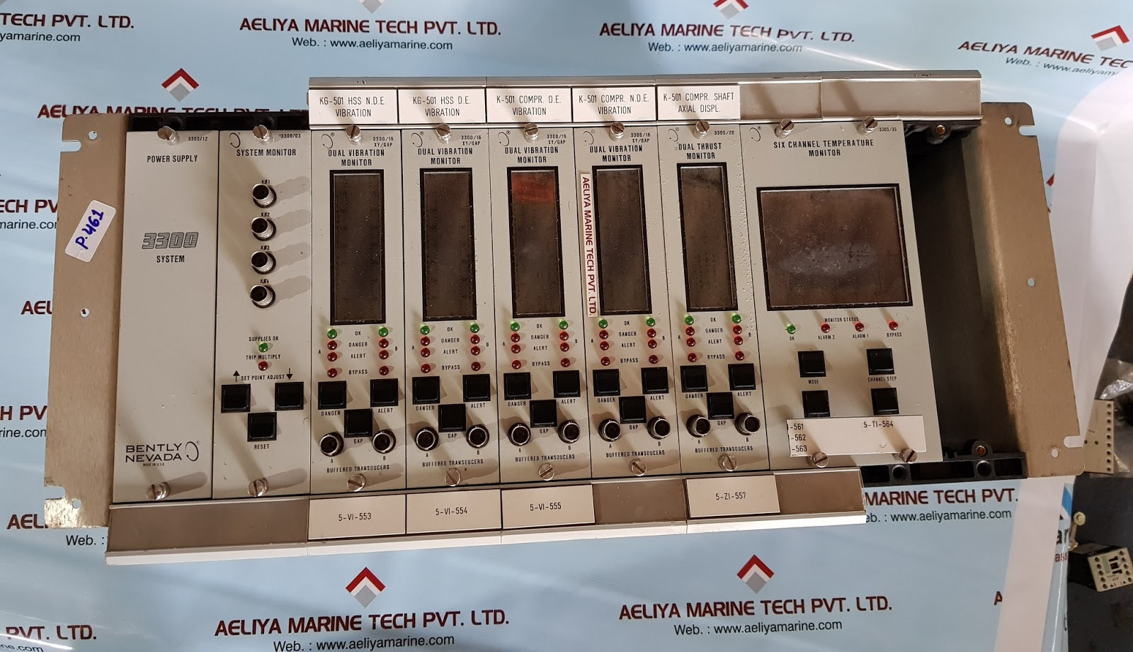 bently nevada 3300 series monitoring system – Aeliya Marine Tech®