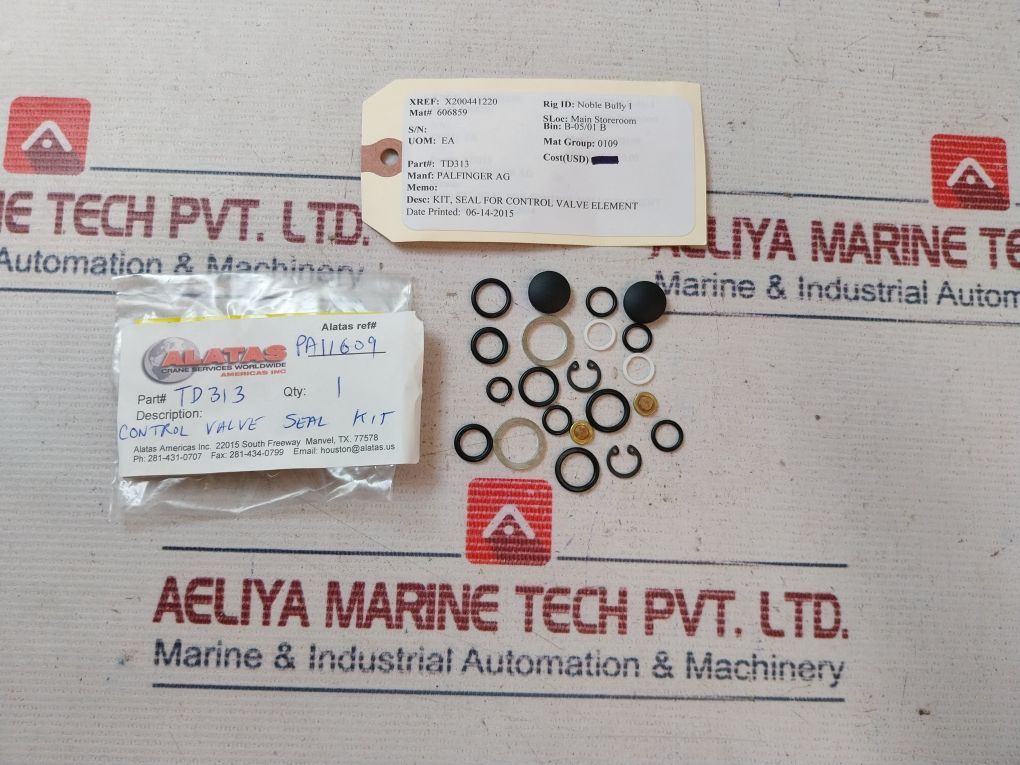 Palfinger Td313 Seal For Control Valve Element Kit – Aeliya Marine Tech