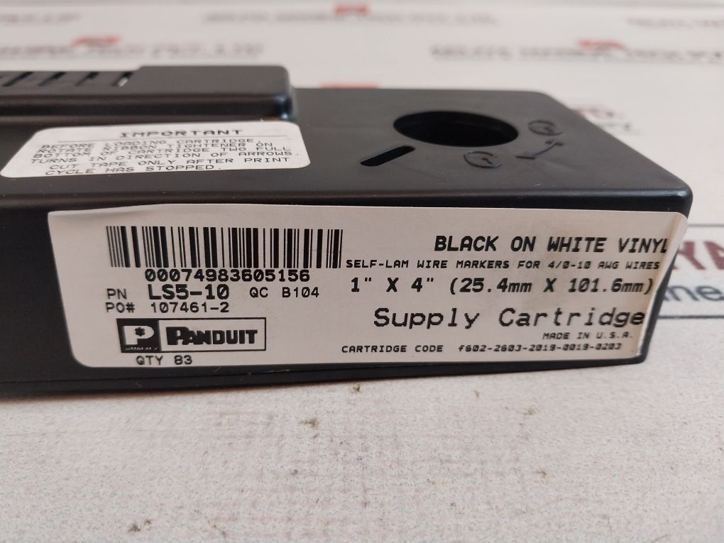 Panduit Ls5-10 Supply Cartridge – Aeliya Marine Tech