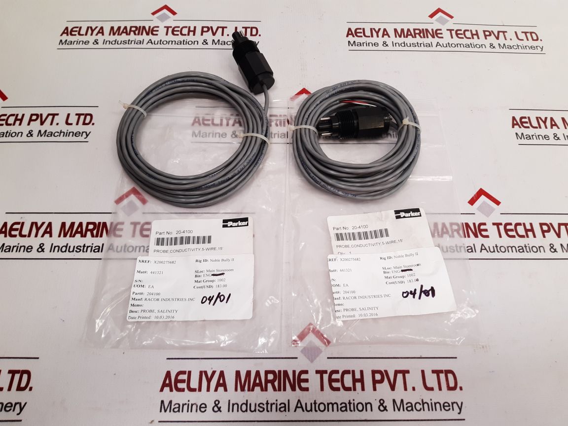 Parker 20-4100 Probe, Conductivity, 5-wire, 15' Lead Cable – Aeliya ...