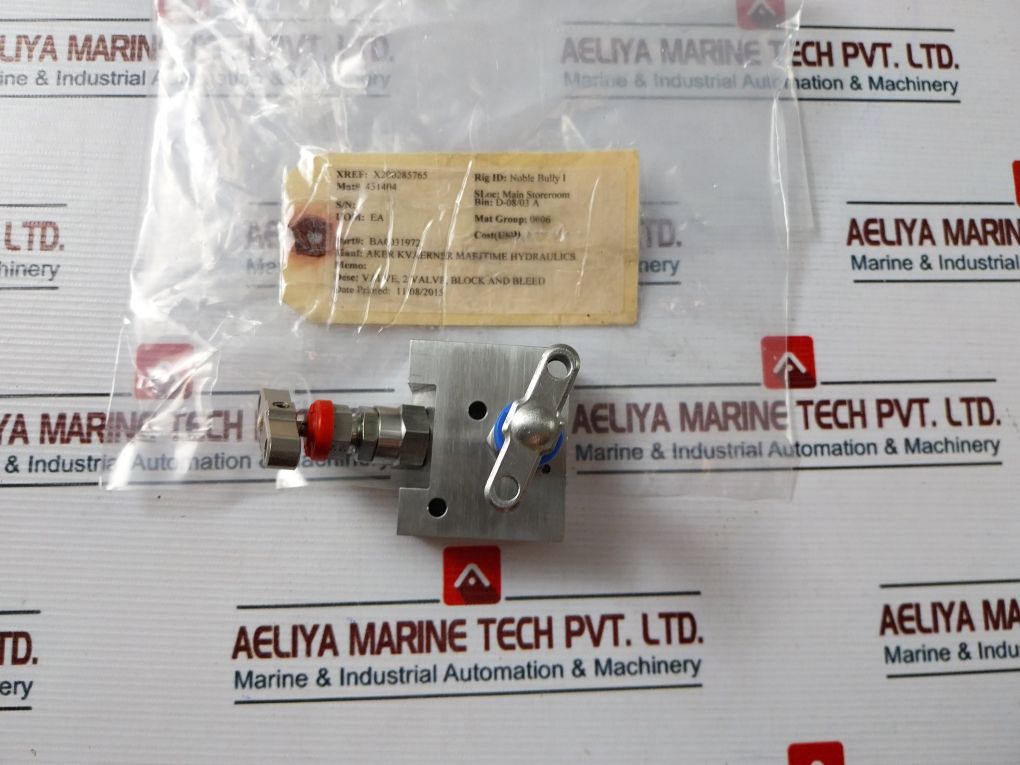 Parker Hals2V4Rrhv-mh Manifold Valve A1...1/4 Bspp Ba0031972 – Aeliya ...