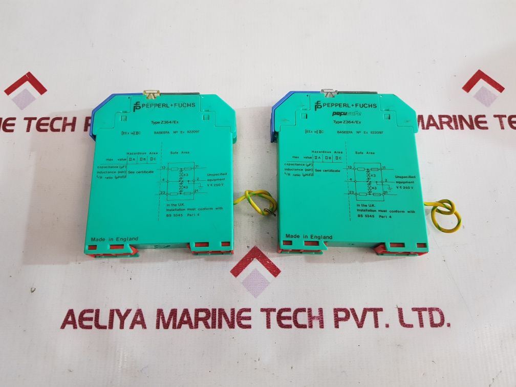 Pepperl + Fuchs Z364/Ex Barrier Device – Aeliya Marine Tech