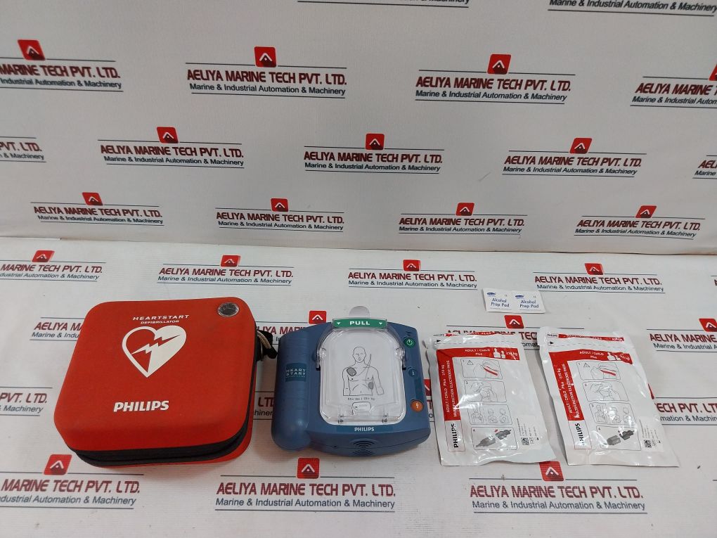Philips Heartstart Hs1 Aed Defibrillator+Carry Case Automatic Heart ...