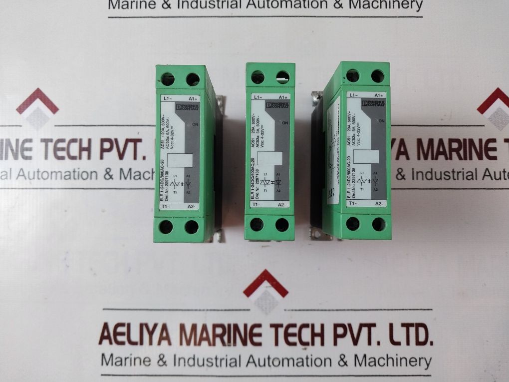 Phoenix Contact Elr 1-24Dc/600Ac-20 Solid State Contactor Module ...