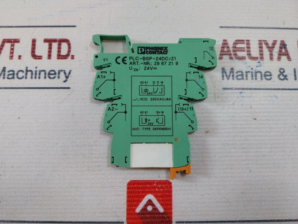 Phoenix Contact Plc-bsp-24Dc/21 Relay 2961121 – Aeliya Marine Tech®
