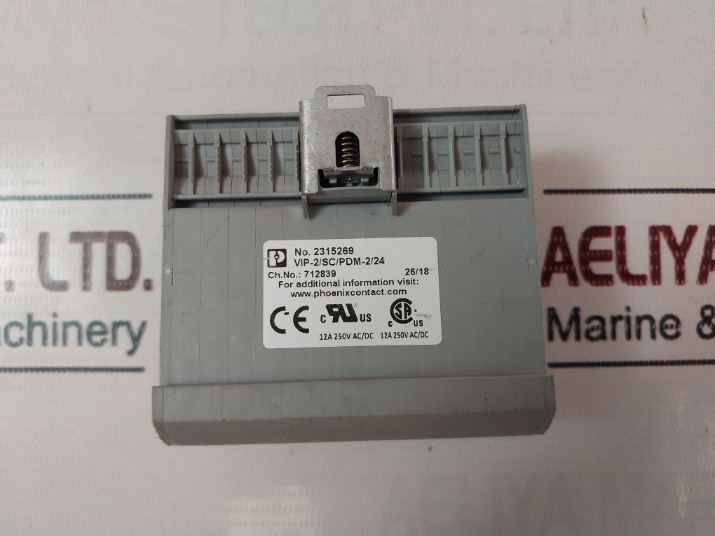 Phoenix Contact Vip-2/Sc/Pdm-2/24 Terminal Block Module – Aeliya Marine ...