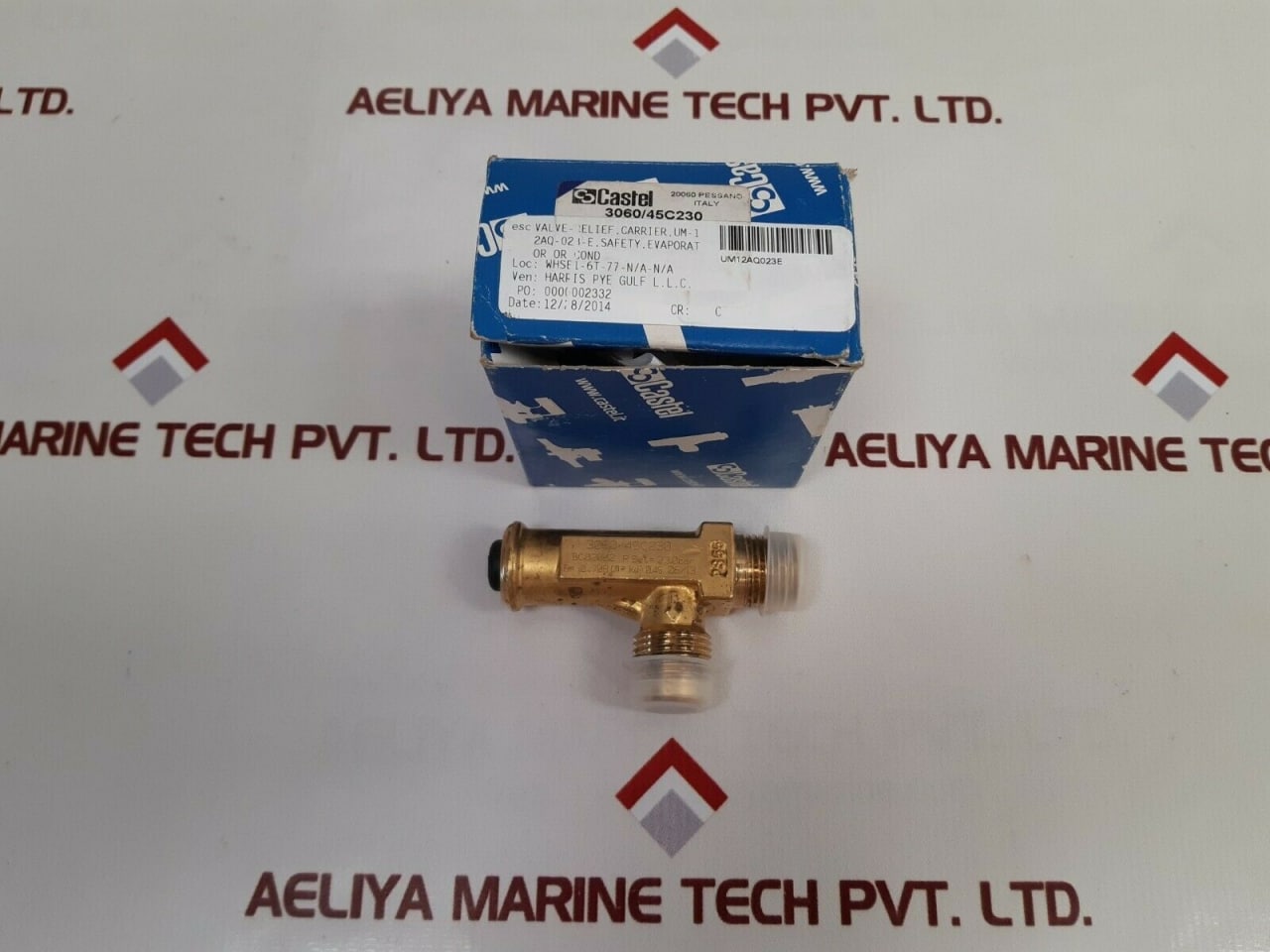 Castel 3060/45C230 Safety Relief Valve – Aeliya Marine Tech