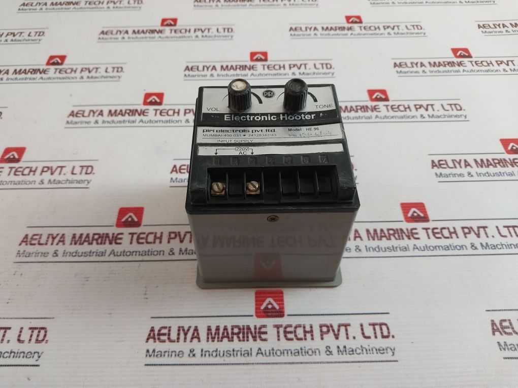Piri Electrols He 96 Electronic Hooter 220V Ac – Aeliya Marine Tech