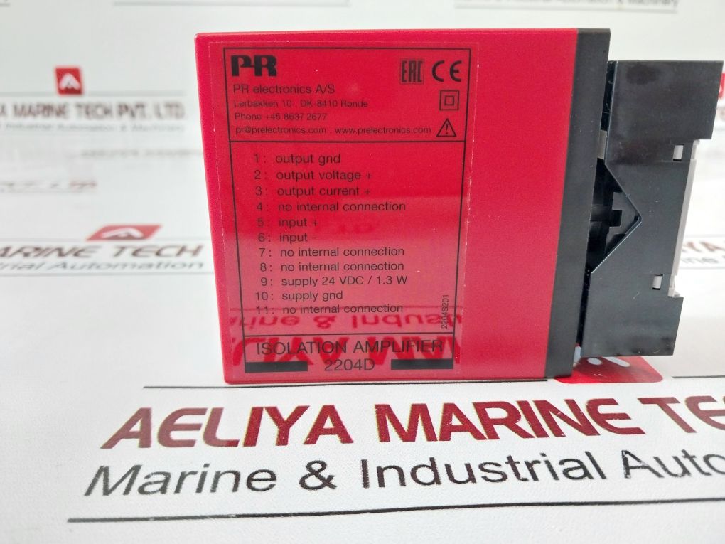 Pr Electronics 2204 Isolation Amplifier With Base – Aeliya Marine Tech