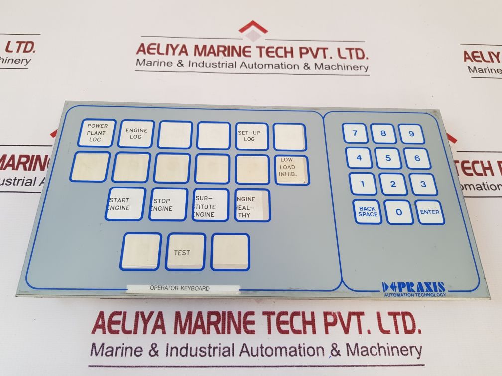 Praxis Automation 93.6.020.000 Rev.D Operator Keyboard – Aeliya Marine Tech