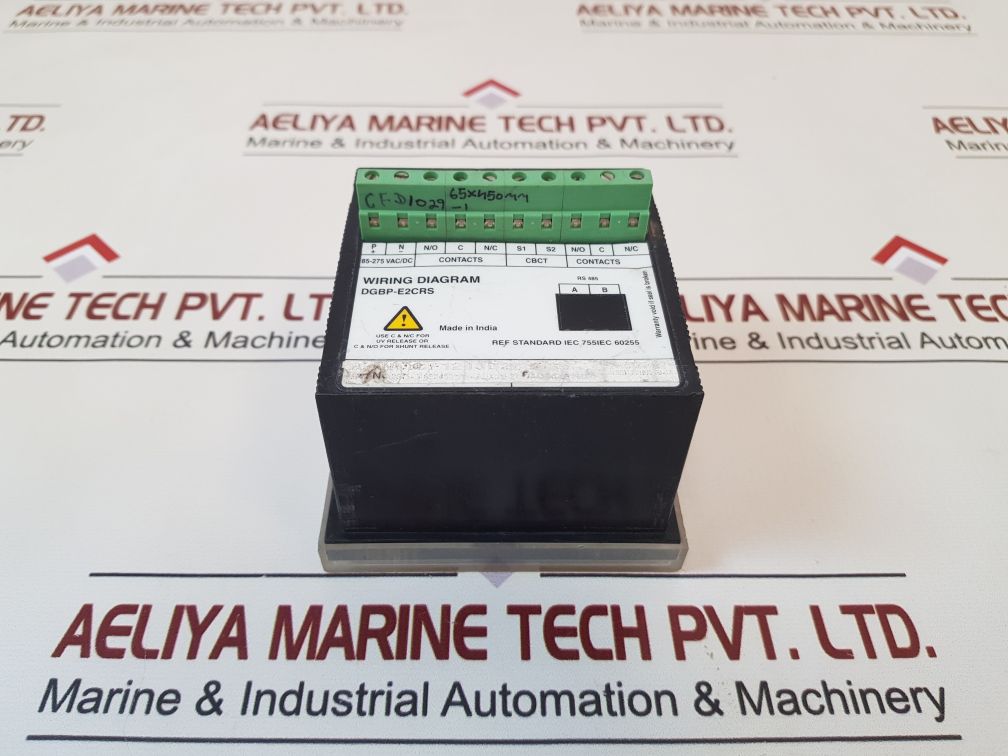 Prok Dv’s Mpel 01 µP Based Earth Leakage Relay – Aeliya Marine Tech