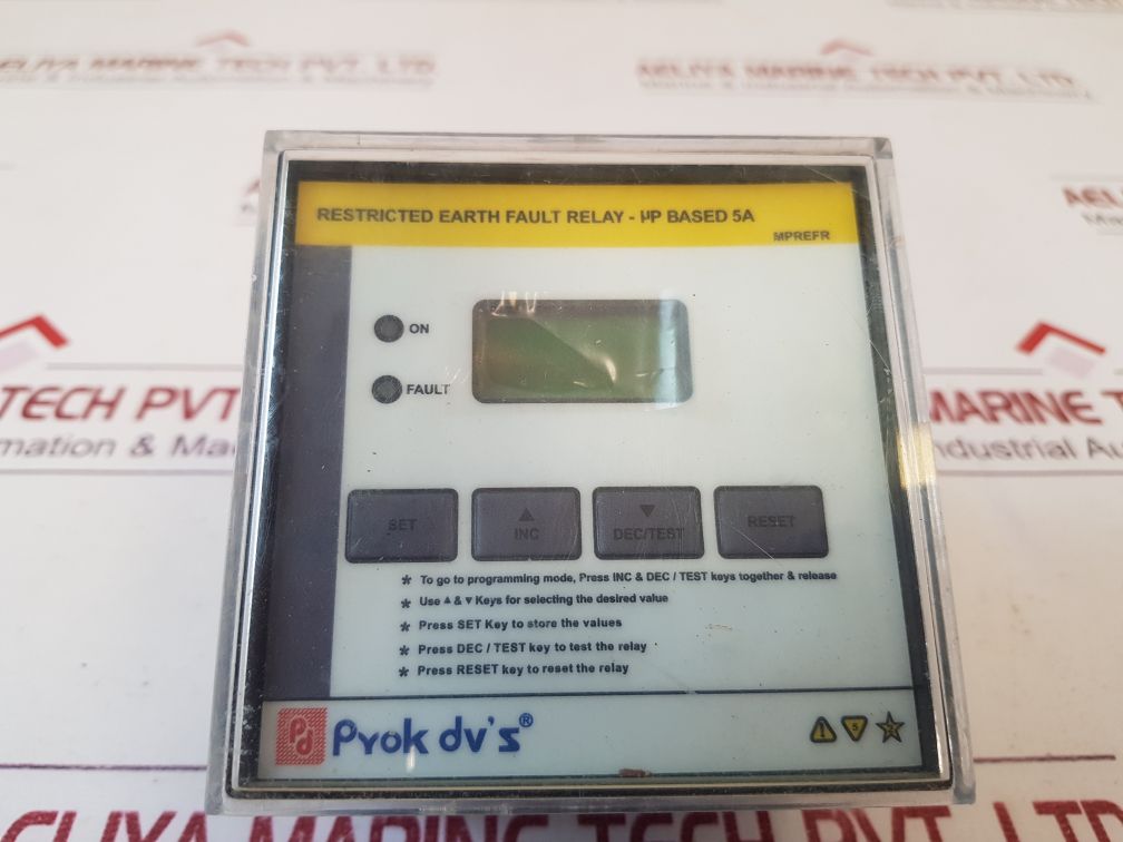 Prok Dv’s Mprefr-e2C µP Based Restricted Earth Fault Relay – Aeliya ...