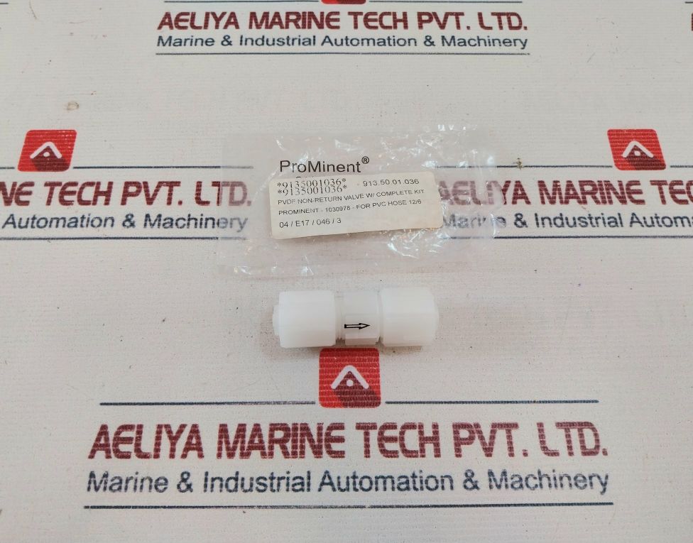 Prominent 1030978 Pvdf Non-return Valve W/Complete Kit – Aeliya Marine Tech