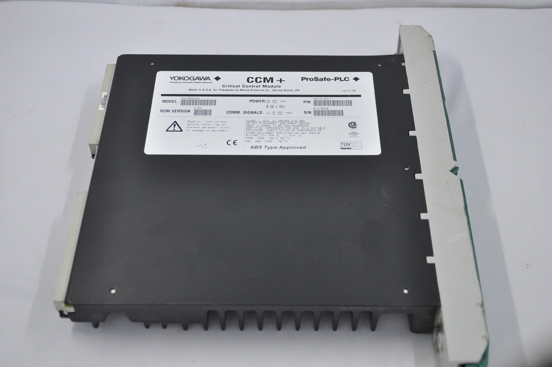 Yokogawa Psccm22Aan Ccm Critical Control Module 16418-531/1 – Aeliya ...