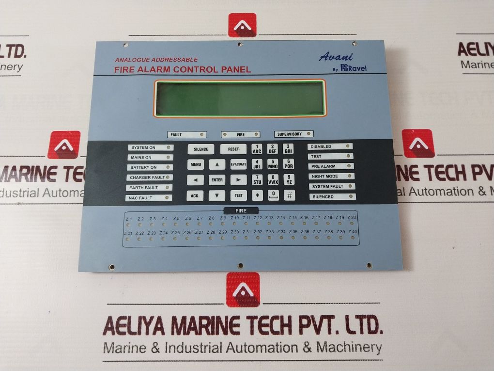 Ravel Fire Alarm Control Front Panel – Aeliya Marine Tech