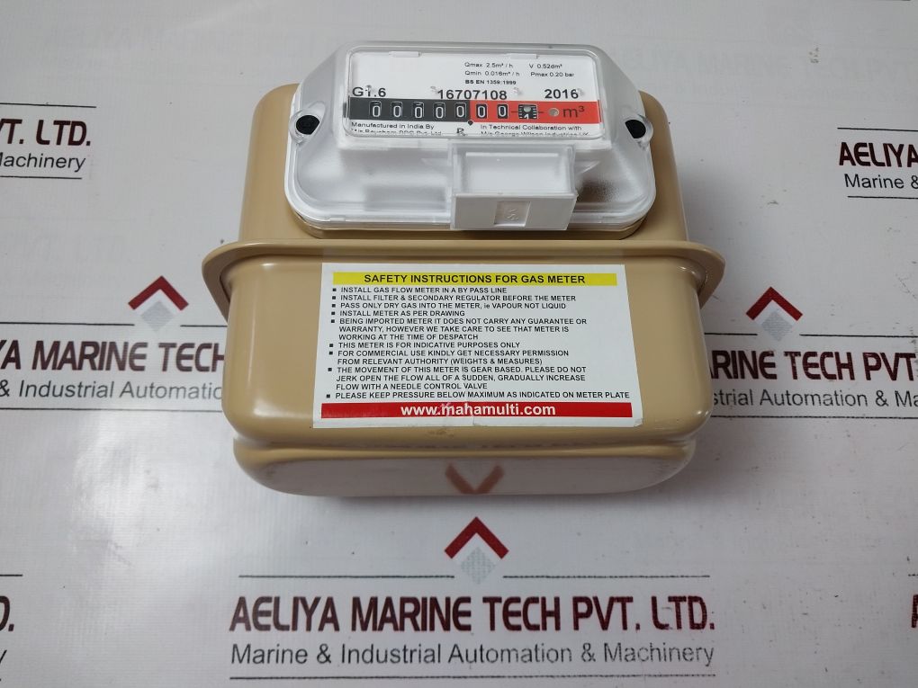 Raychem G1.6 Gas Flow Meter 16707108 – Aeliya Marine Tech®