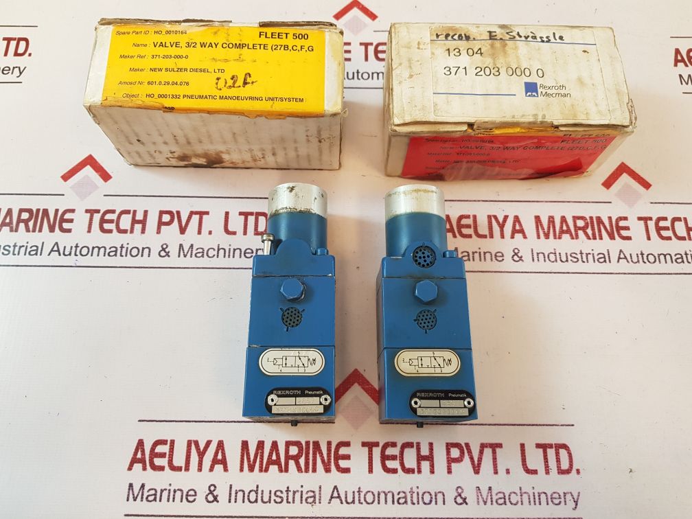 Rexroth 3712030000 pneumatic directional valve 2897 – Aeliya Marine Tech