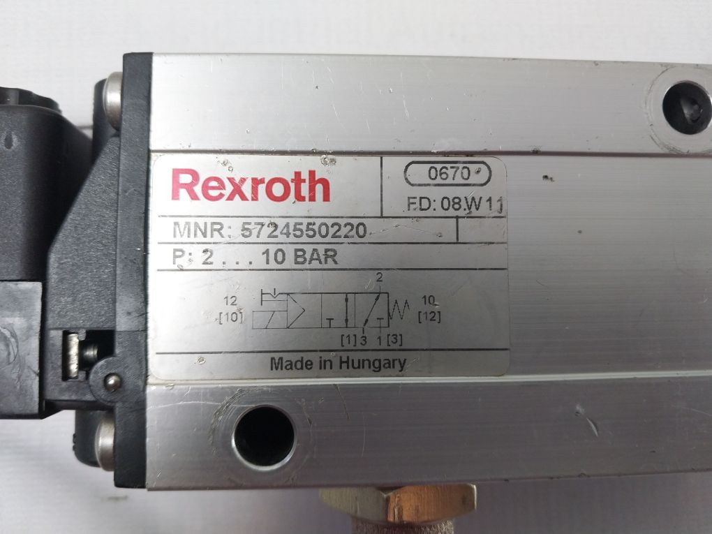 Rexroth 5724550220 Directional Control Valve 24V Ac/Dc 10Bar – Aeliya ...
