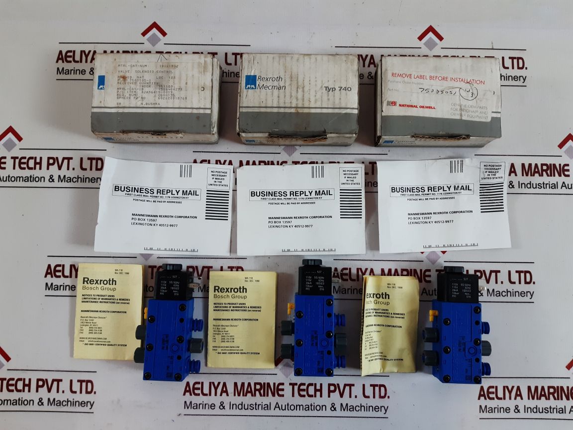 Rexroth Mecman 740 Solenoid Valve – Aeliya Marine Tech