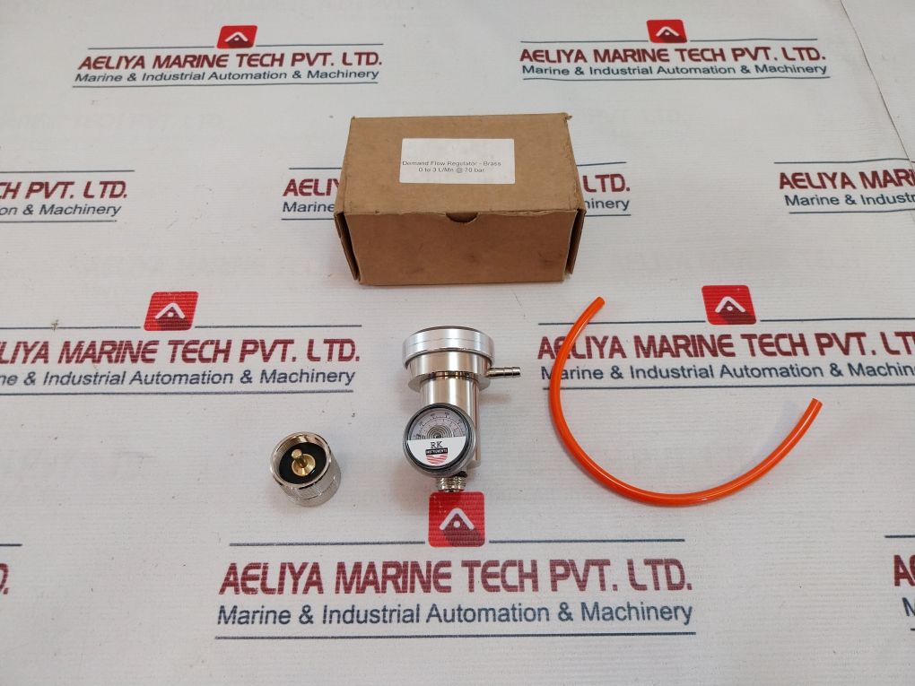 Rk Instruments 0 To 3 L/Mn @ 70 Bar Demand Flow Regulator-brass ...