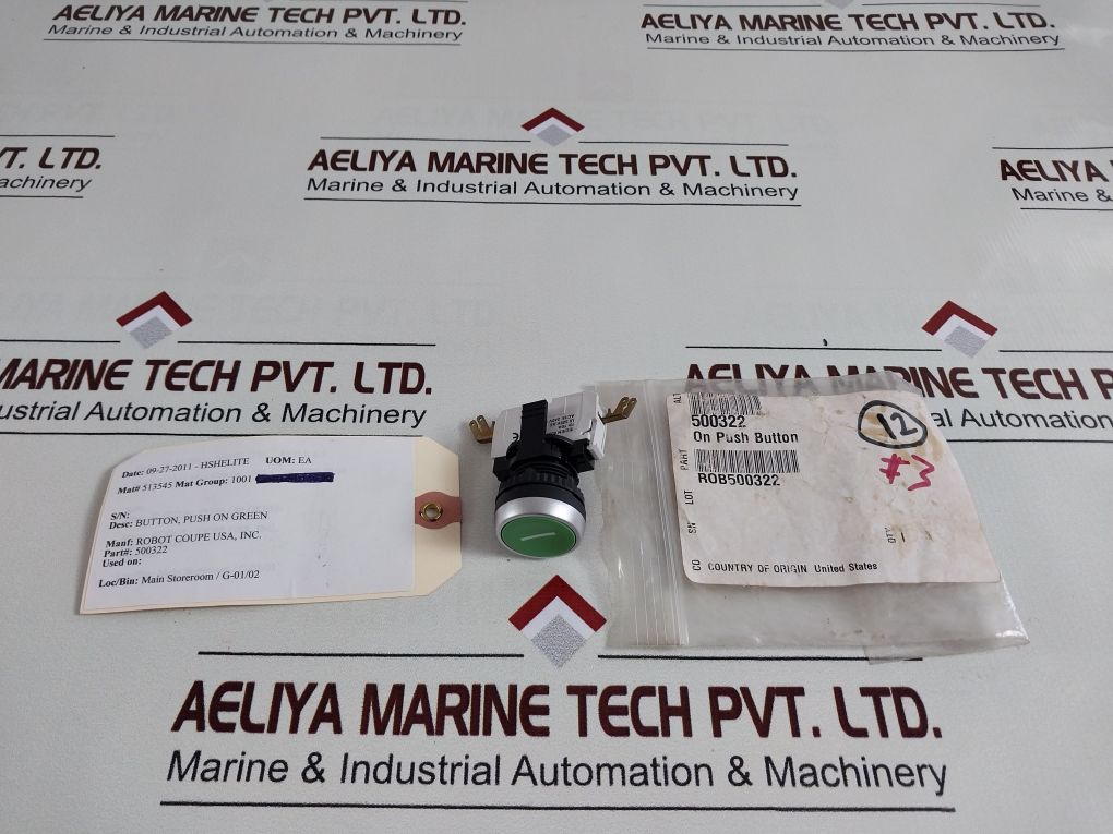 Robot Coupe 500322 Push Button-green – Aeliya Marine Tech®