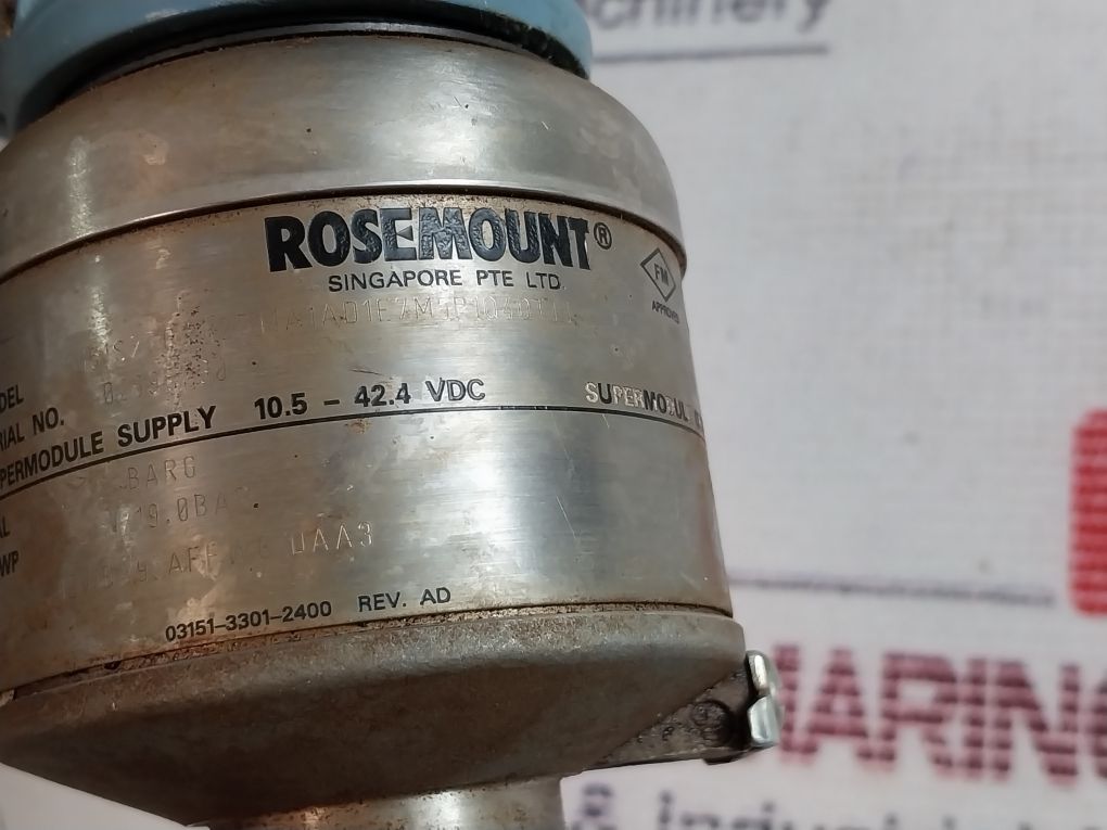 Rosemount 03151-3301-2400 Pressure Transmitter – Aeliya Marine Tech®