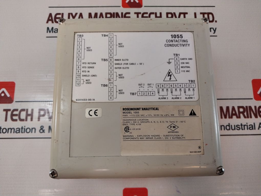 Rosemount 1055-01-10-20 Solu Comp Ii Conductivity Meter 115-230V Ac ...